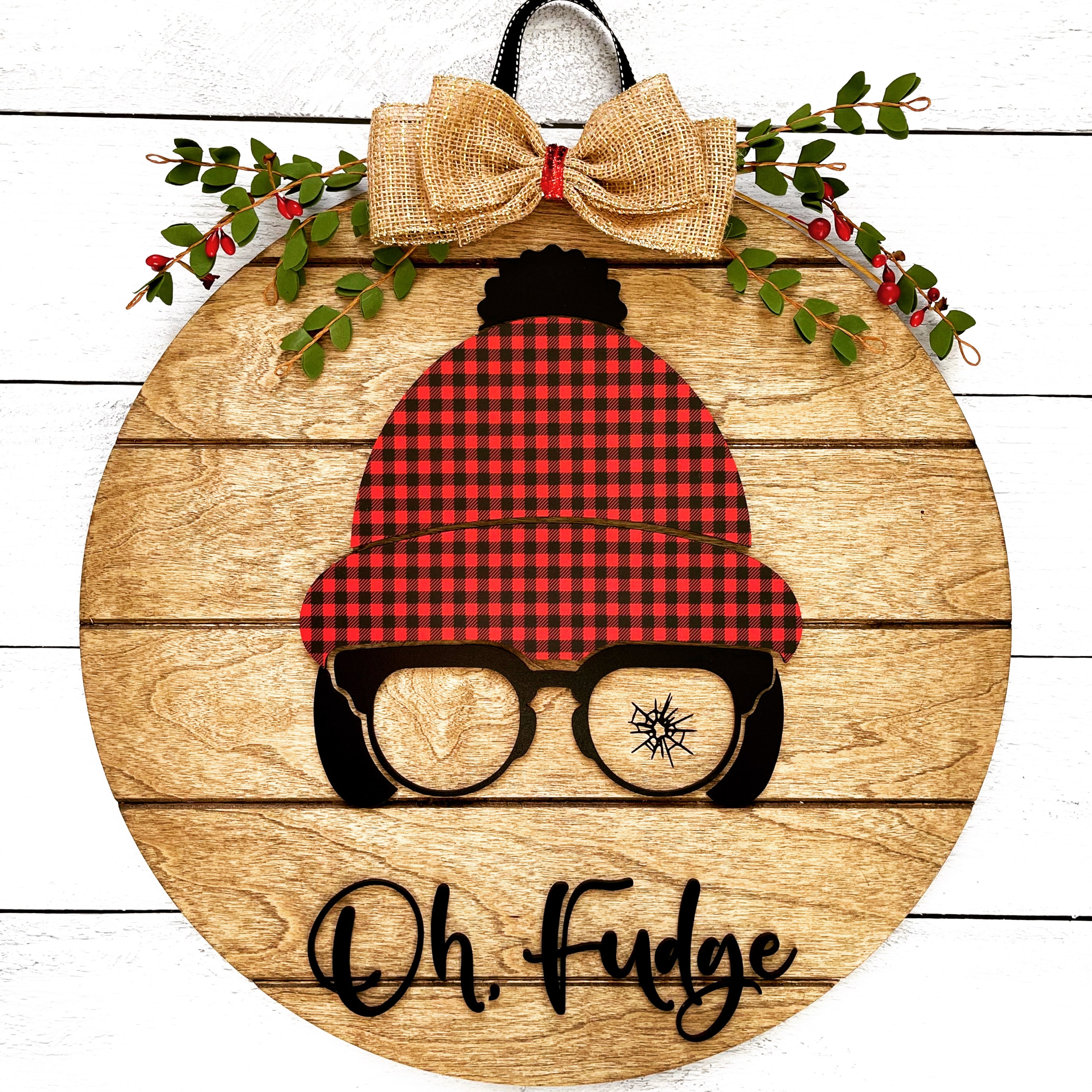 Oh, Fudge Door Sign – Reverie Rose Designs