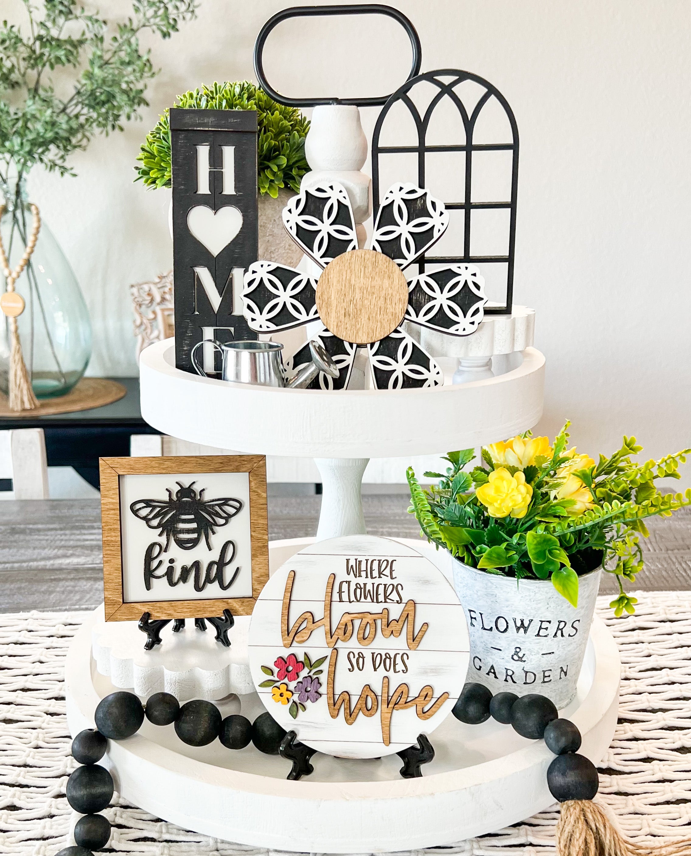 Tiered Tray Set 'Bloom’ – Reverie Rose Designs
